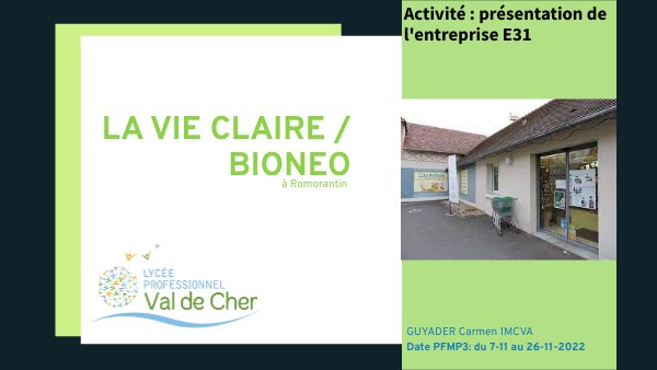 ACTIVITE E31 | Genially