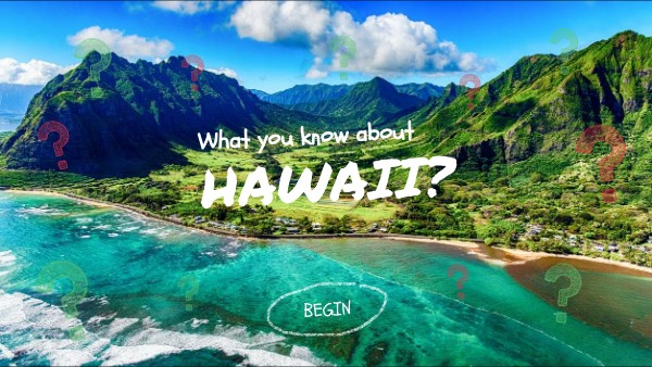QUIZ HAWAII Grado 7° | Genially
