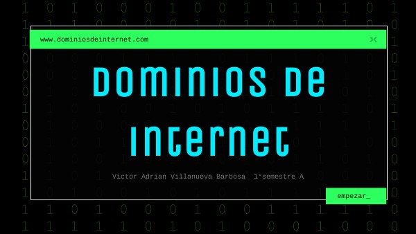 Dominios de internet