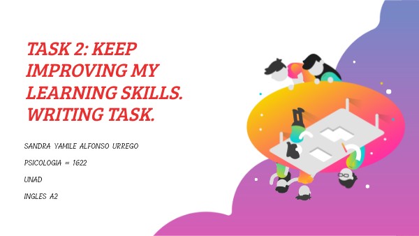 TASK 2: KEEP IMPROVING MY LEARNING SKILLS. WRITING TASK.