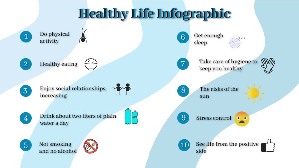 Healthy Life Infographic | Genially