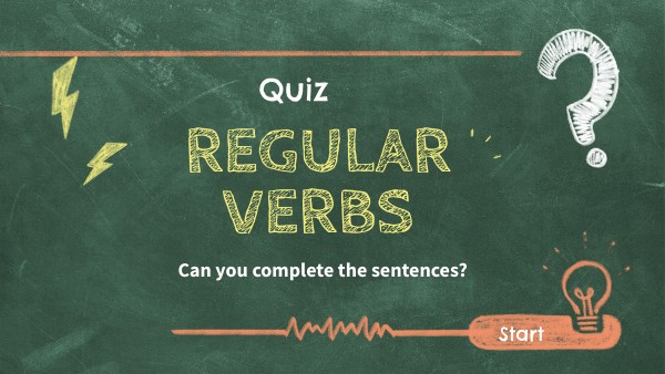 REGULAR VERBS QUIZ | Genially