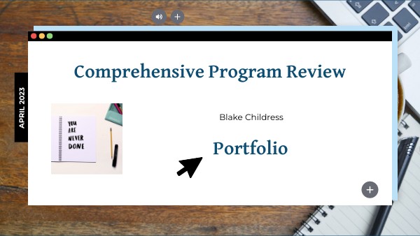 Comprehensive Program Review PORTFOLIO