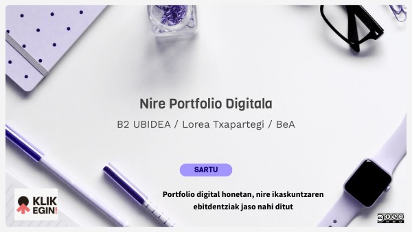 PORTFOLIO DIGITALA B2_Lorea Txapartegi | Genially