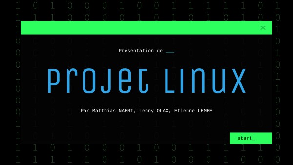Projet Linux | Genially