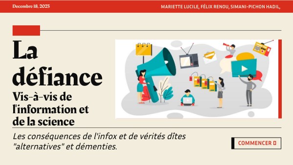 Défiance de l'information et de la science - EMC | Genially