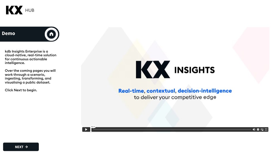 KX Insights Click Through
