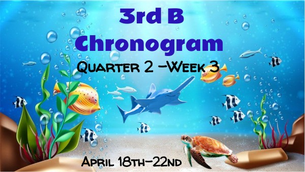 Cronograma_3rd B | Genially