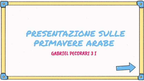 PRIMAVERE ARABE