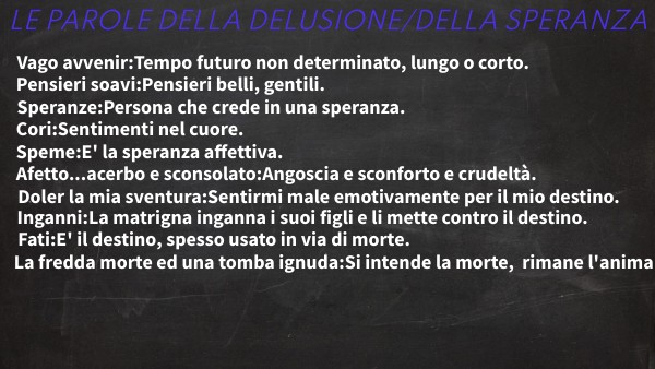 le parole