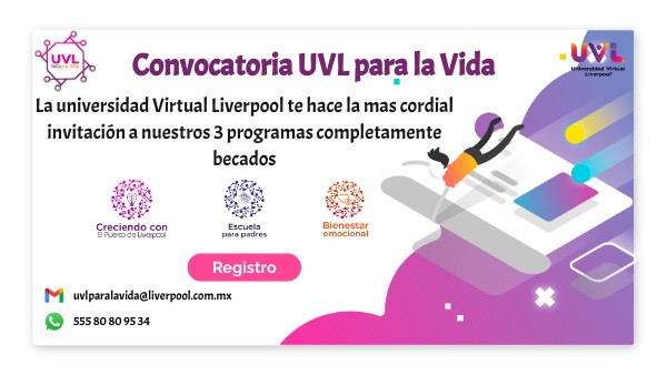 CONVOCATORIA UVL PARA LA VIDA