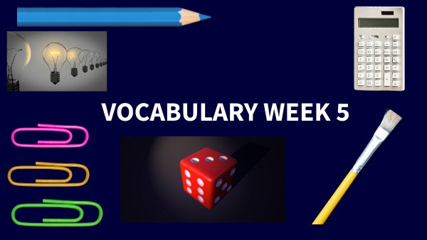 VOCABULARY B5W5c | Genially