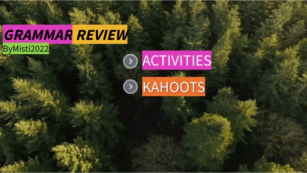 grammar review | Genially