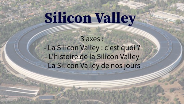 Exposé Silicon Valley 2 | Genially
