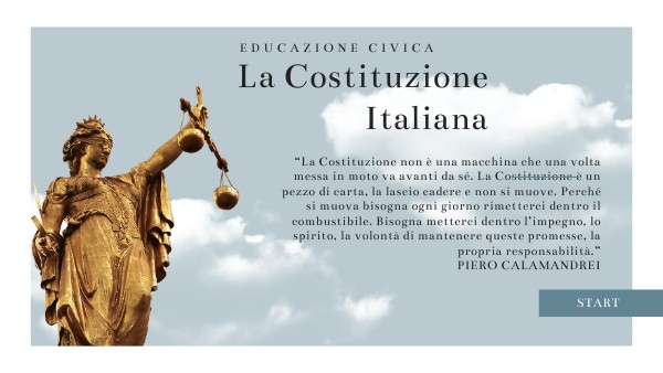 La Costituzione Italiana 4aet