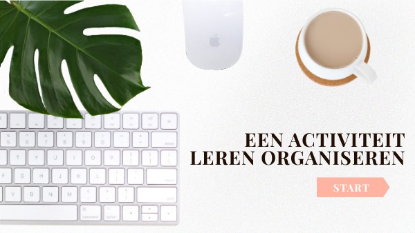 Een activiteit organiseren