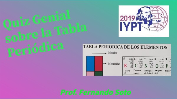 QUIZ GENIAL TABLA PERIÓDICA | Genially