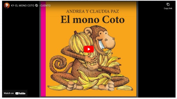 Cuento El Mono Coto