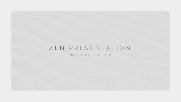 ZEN PRESENTATION | Genially