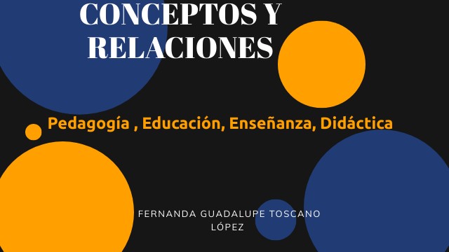 Relacion de conceptos