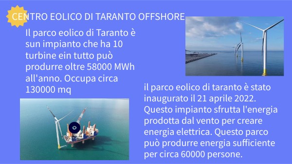 Parco eolico offshore di taranto