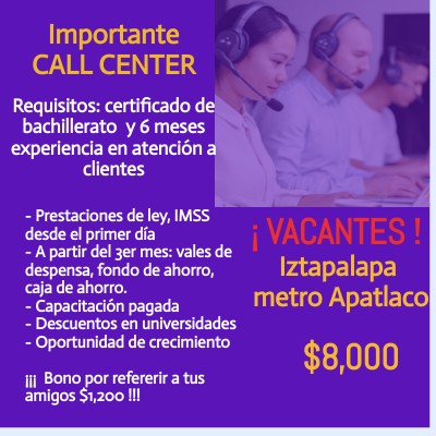 Call center Iztapalapa | Genially