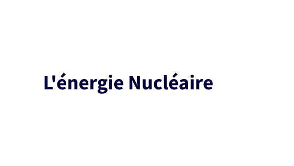 Energie Nucléaire | Genially