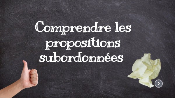 les propositions subordonnées | Genially
