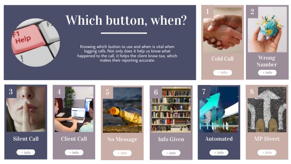 US - which button, when?
