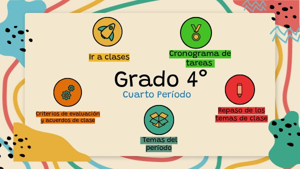 Grado 4° Cuarto período