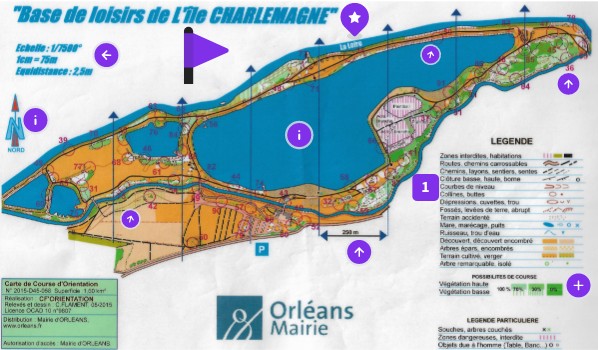 10h - Lire une carte de Course d'Orientation