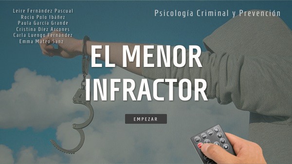 EL MENOR INFRACTOR