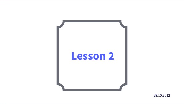 Lesson 2