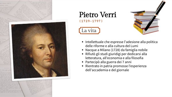 Pietro Verri | Genially