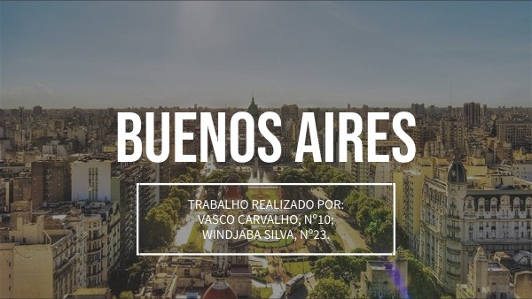 [Geografia] Buenos Aires.