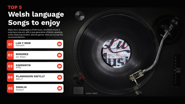 TOP 5 Welsh music songs