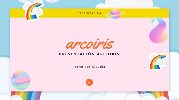 PRESENTACIÓN ARCOIRIS.