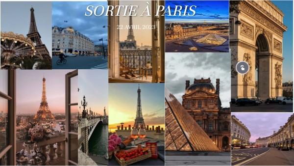 Sortie a PARIS | Genially