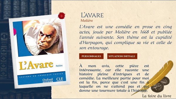L’avare | Genially