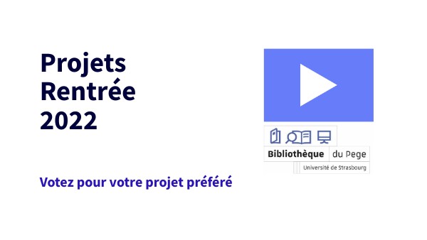 Projets rentrée 2022 | Genially