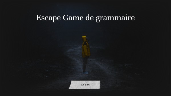 Escape Game de grammaire | Genially