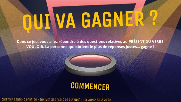 IES ALMENSILLA PRÉSENT DU VERBE VOULOIR