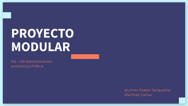 PROYECTO MODULAR | Genially