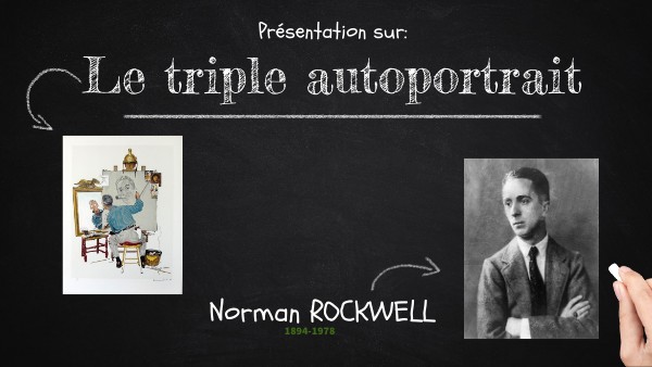 "Le triple autoportrait" de Norman ROCKWELL