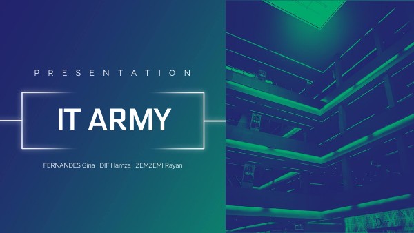 SAE 3.03 IT Army - Gina, Hamza & Rayan