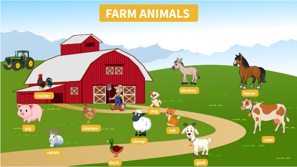 Farm animals | Genially