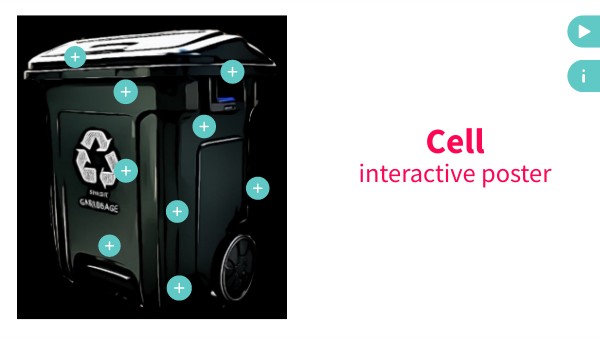 Interactive cell poster