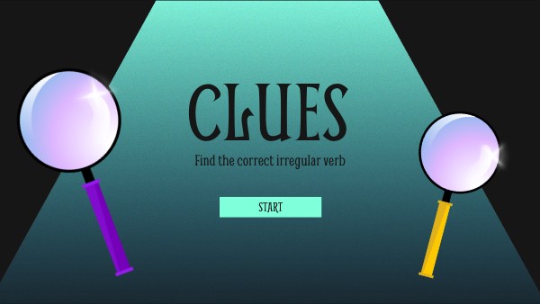 Clues irregular verbs | Genially