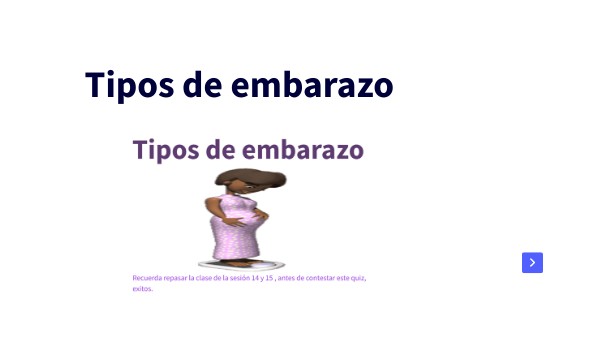 QUIZ Embarazo | Genially