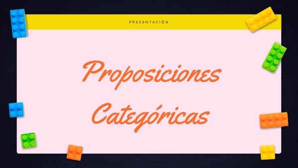 Proposiciones Categóricas | Genially
